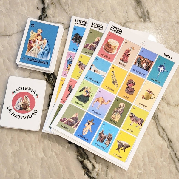 The Farm Lotería Set | Loteria La Granja (bilingual) – Spanish ...