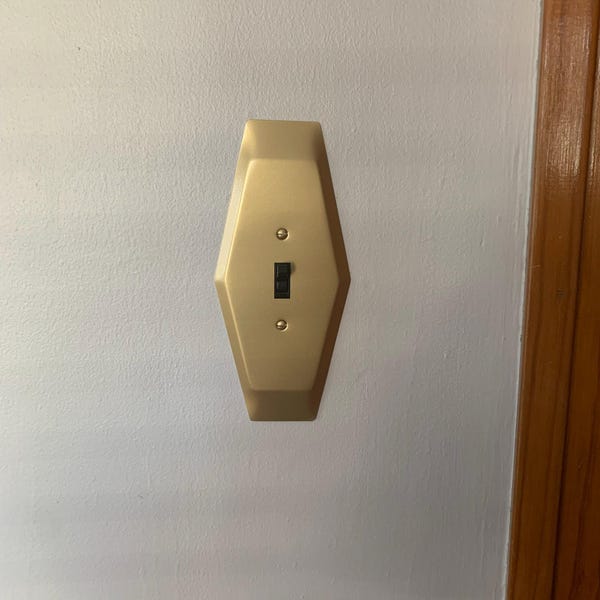 Hexo Painted Mid Century Modern Atomic Hexagon Light Switch Outlet ...