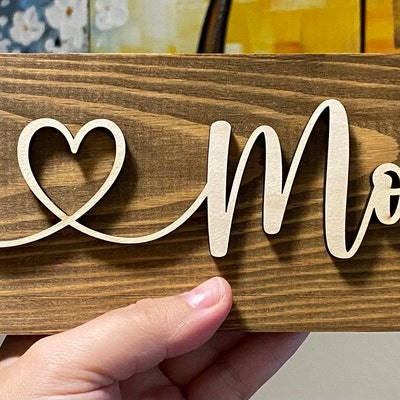 Mom Sign With Kids Names, Personalized Gift for Mom, Mothers Day Gift ...
