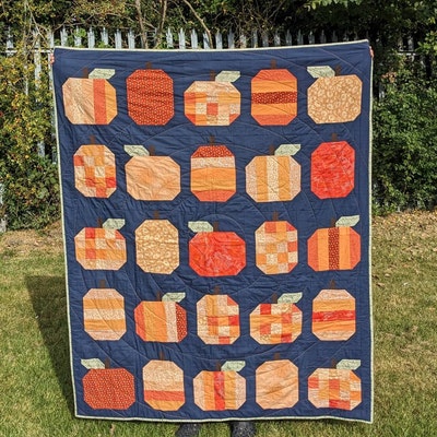 Pumpkins Quilt Pattern, PDF - Etsy