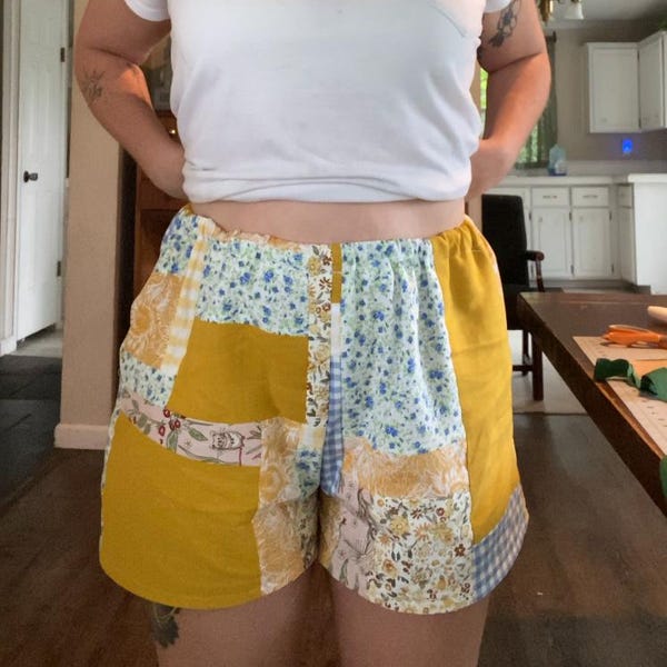 Top + Shorts Sewing Pattern | XS-XXXL | Instant Download | Easy Digital ...