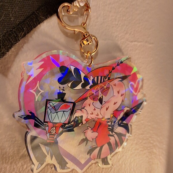 Holographic Voxval Acrylic Charms - Etsy
