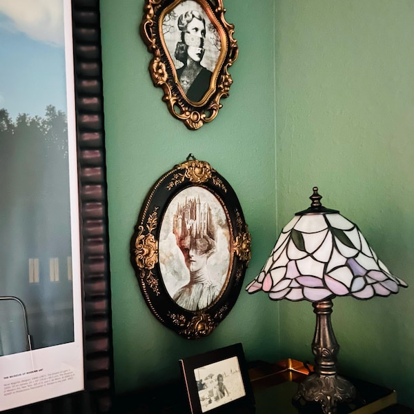 The Grief – Gothic Baroque Frame With Fine Art Print | Dark Wall Art ...