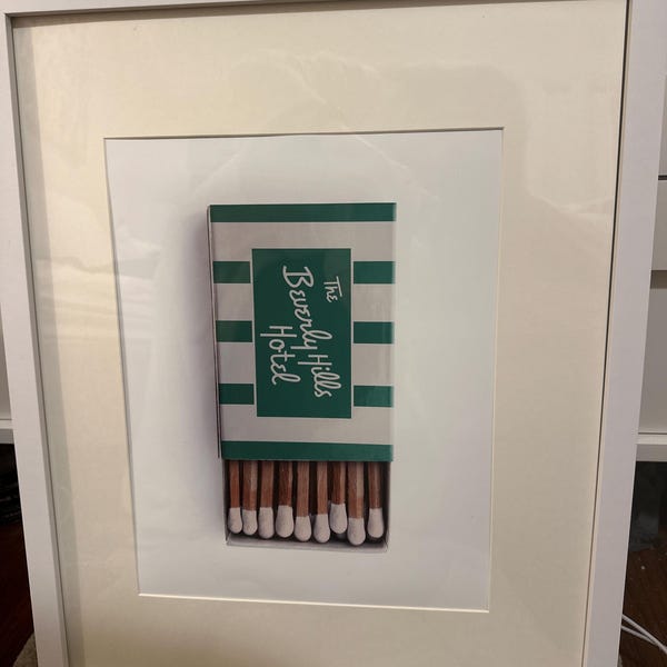 The Beverly Hills Hotel Chic Home Decor Vintage Matchbox Modern ...