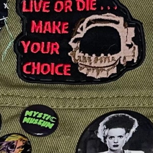 Haddonfield Sign Embroidered Patch. Horror Movie Inspired | Etsy