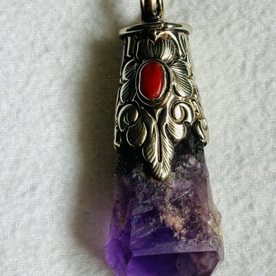 Bone Carved Rabbit Pendant, Handcrafted, Nepalese, Tibetan Repousse ...