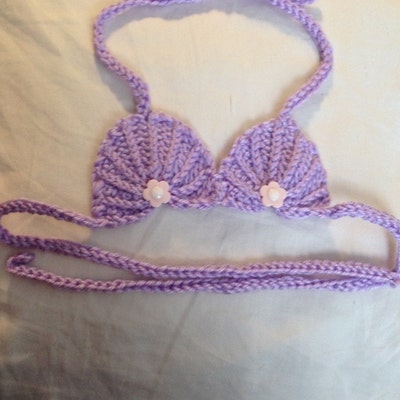 CROCHET PATTERN PDF, Baby Seashell Bra,photo Tutorial,shell Bikini Top ...