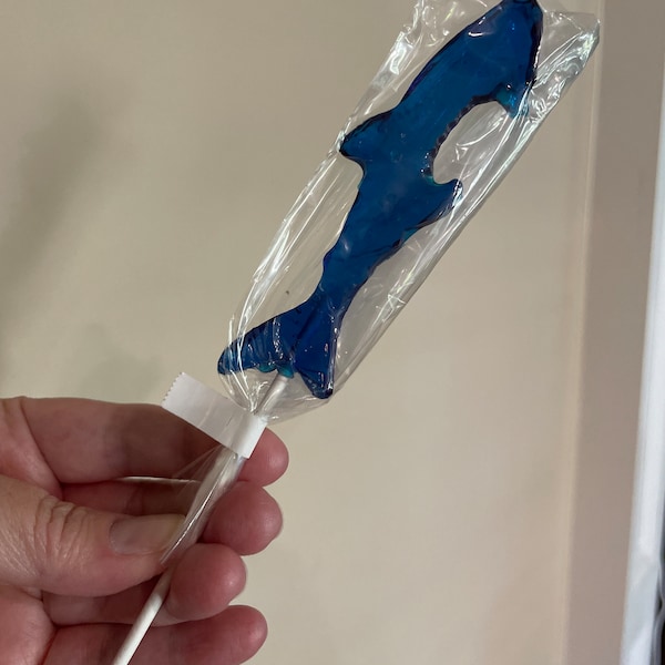 10 Shark Bite Attack Week Fish Ocean Lollipop Party Favor - Etsy