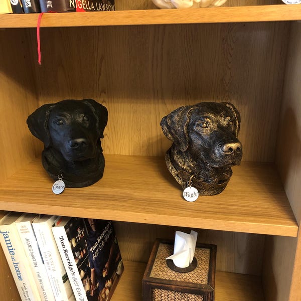 Black Lab Memorial Urn - Etsy