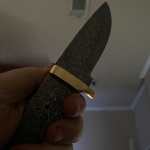 Knife Guard Solid Brass #02 for Knife Making Finger Guard Build Handle ...