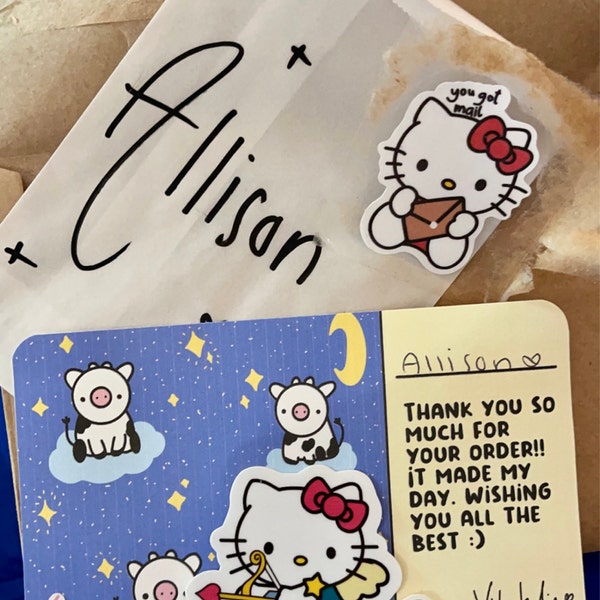 Hello Kitty Zodiac Sign Stickers - Etsy