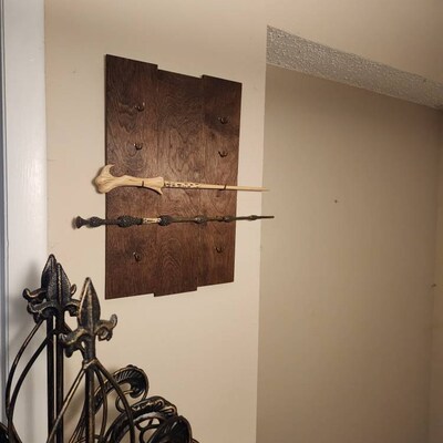 Wand Display Mount for Witches and Wizards Hand-crafted Wall Hanger - Etsy