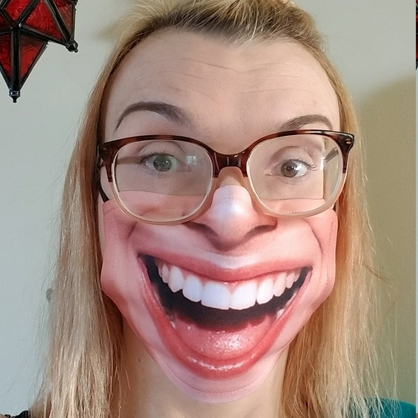 Choose Your FUNNY Masks With 2 Filters Optional. Nose Wire Included ...