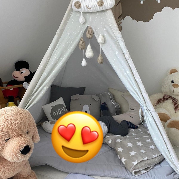 Teepee Mat Double Sided Cotton Mat for Teepee Tipi Padded Mat Teepee ...