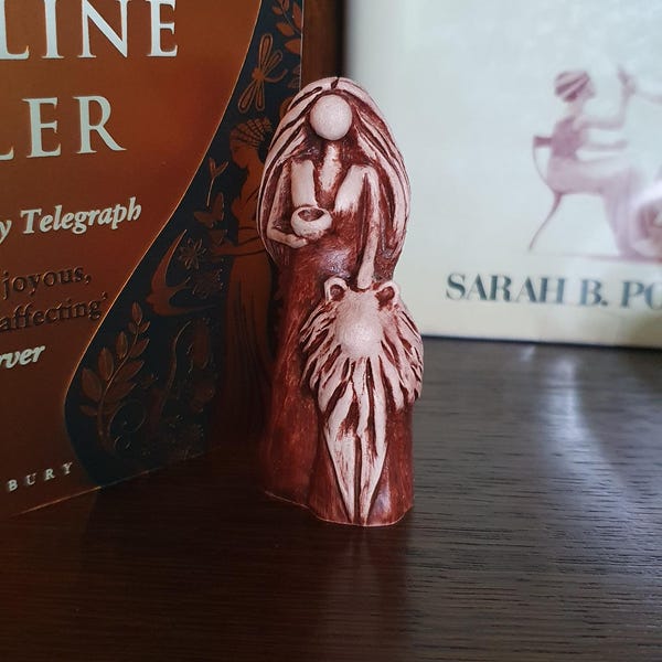 Lilith Statue Goddess Lilith Small Figurine / Made of Clay, Handmade ...