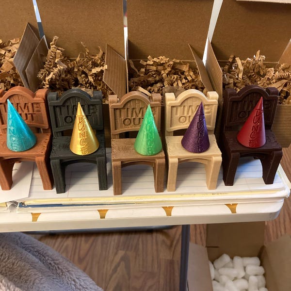 Chair of Shame! Time Out Dice Jail | Custom-crafted Fantasy Accessory ...
