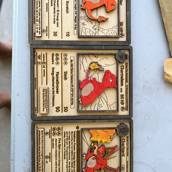 MTG Set 1 Vector SVG Laser Cutter File for Wood - Etsy