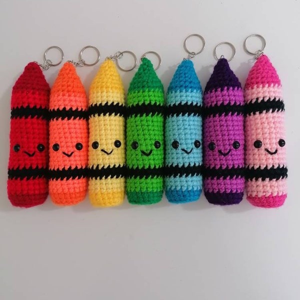 Happy Crayon Crochet Pattern, Amigurumi Crayons, Amigurumi Pattern ...