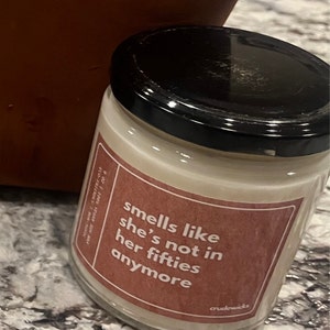 Smells Like Custom Text Candle Funny Gift Soy Candle Anniversary Gift ...