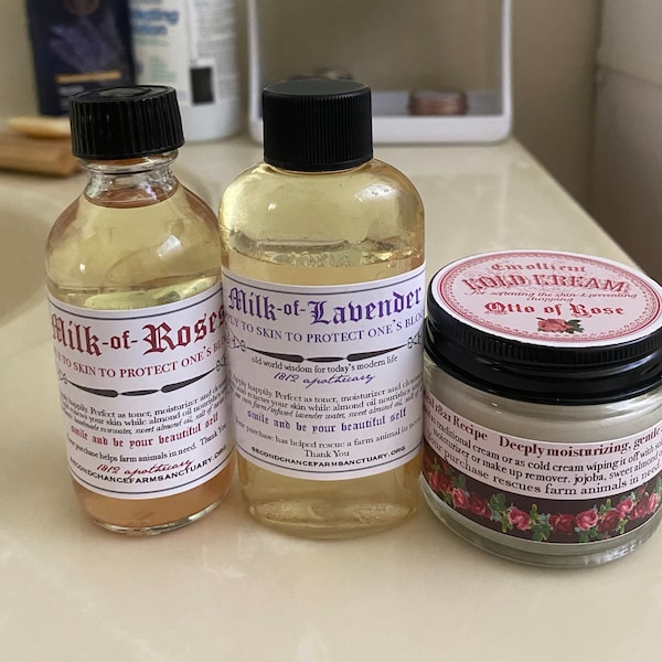 Milk of Roses, 1811 Victorian Recipe, Rose Face Toner, Makeup Remover ...