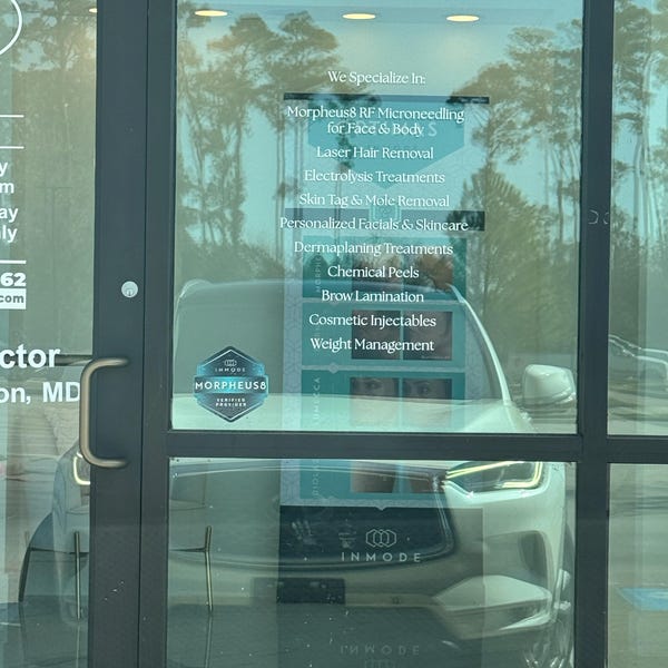 Custom Business Window Decal | Services List Basic | Vinyl Decal for ...