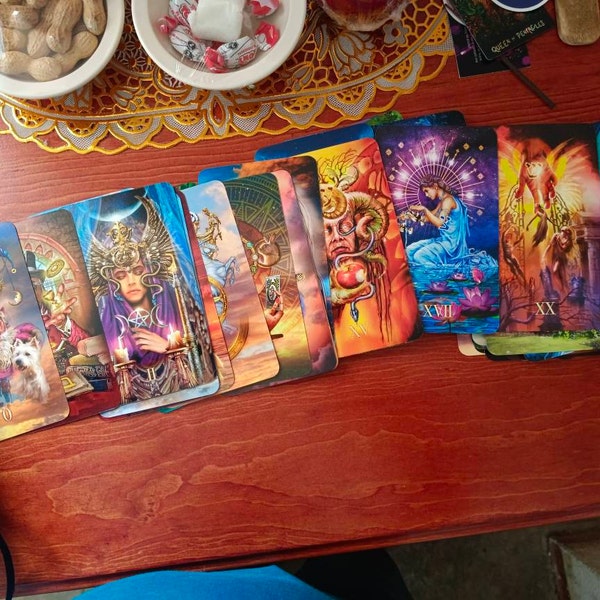 Mystic Palette Tarot Card Deck With Physical Illustrated Color ...