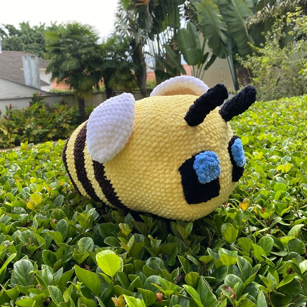 Minecraft Bee Crochet Pattern, Amigurumi Bee, Minecraft Plush - 2in1 ...