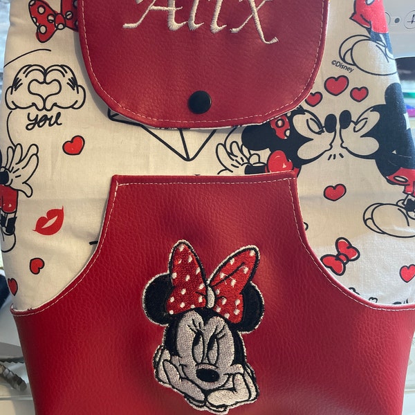 Cute Minnie Mouse Face Machine Embroidery Design, 4x4 and 5x7 Hoop ...