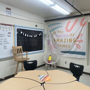 Make Today Count Classroom Tapestry Elementary School Decor Wall ...