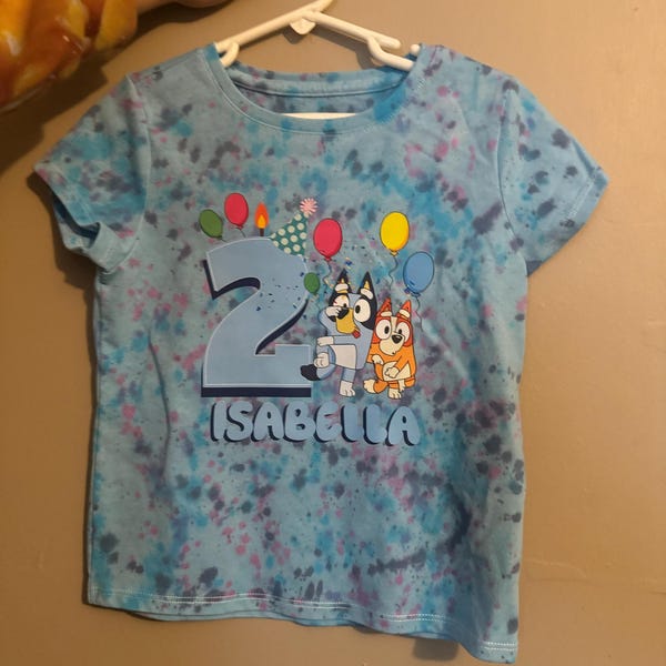 Bluey 4th of July Ready to Press DTF, Full Color Bluey Transfer Prints ...