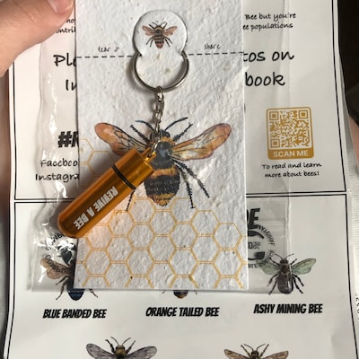 Bee Revival Kit With Plantable Paper rose Gold - Etsy
