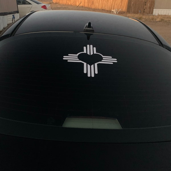 New Mexico Zia Decal; Zia Decal; New Mexico Symbol Sticker; Zia Bumper ...