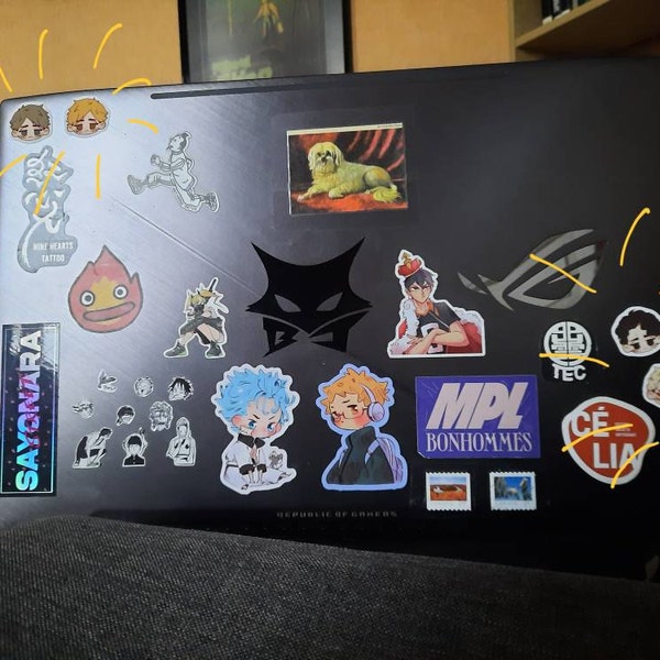 Haikyuu Chibi Stickers HQ Stickers Vinyl Matte Stickers - Etsy