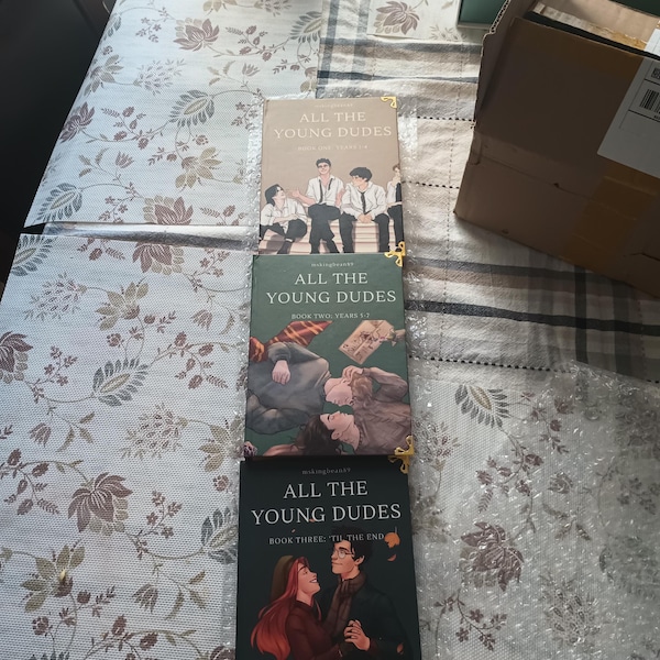 All the Young Dudes Book Full Series. 2 Styles Hardcover Bookbinding. 3 ...