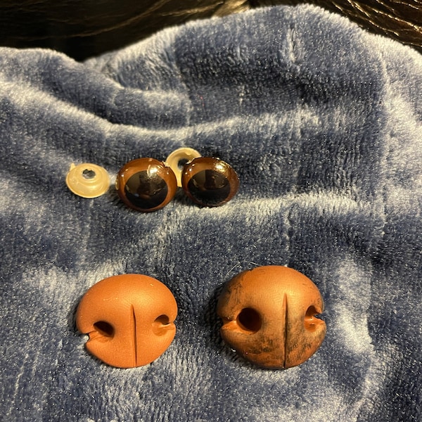 Handmade Nose for Dog and Plastic Eyes. - Etsy