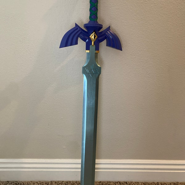 Zelda Master Sword V3 Life Size Metal Replica, Breath of the Wild ...