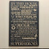 Custom Carved Wooden Sign marvel SUPERHEROES in This House We Do ...