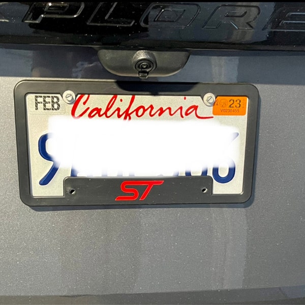 ST License Plate Frame Focus Fiesta Edge Explorer - Etsy