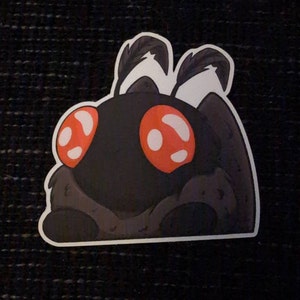Mothman Magnets Cute Cryptid Mothman Magnet Set Boba Mothman Series ...