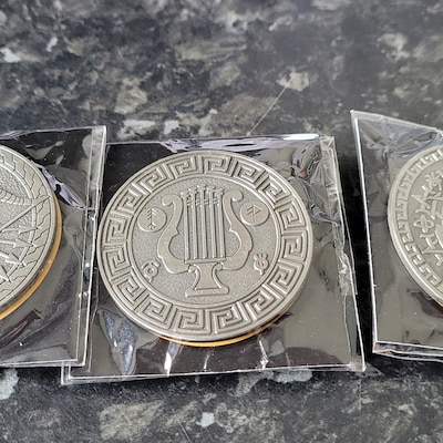 DND PALADIN COIN, Large Dungeons and Dragons Charachter Coin D20 Rpg - Etsy