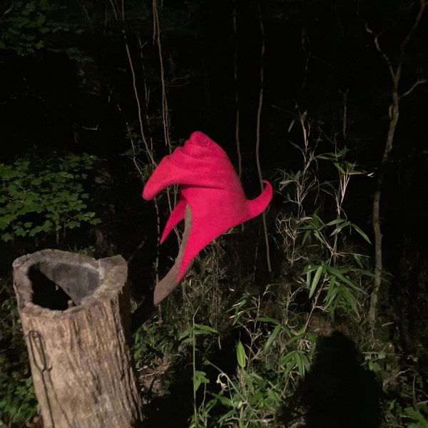 Hat With Human Face, Wearable Art, One of a Kind Design, Felt Baseball ...