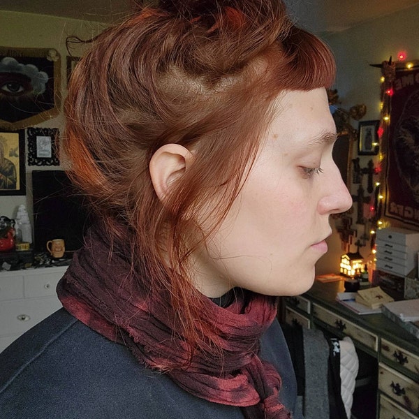 Extra Long Knotted Rockstar Scarf (ville Valo), Custom Color Options ...