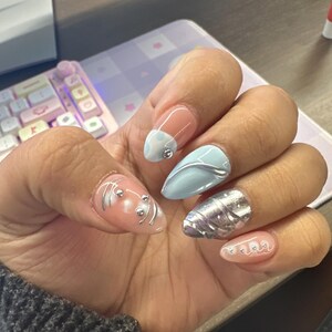 Talavera Nails | Mexican Tile Nails| Barro Nails | Press-ons | Mexican ...