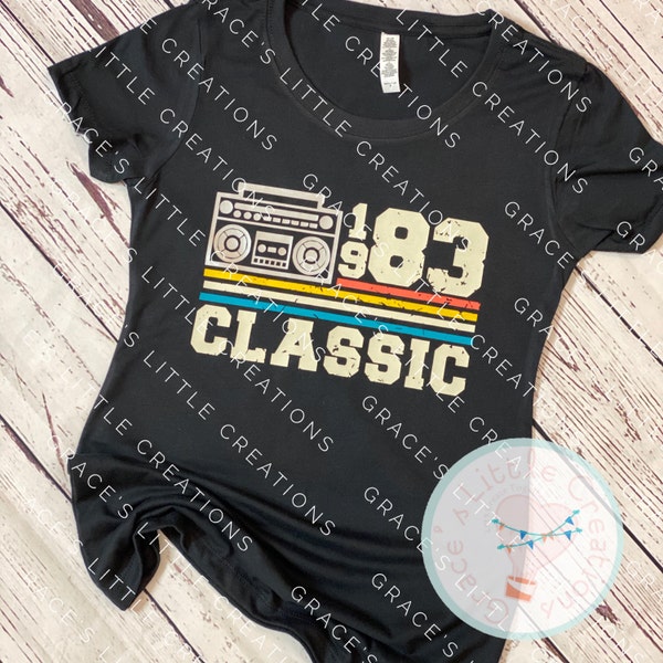 1983 Classic SVG Born in 1983 SVG 1983 Birthday SVG - Etsy