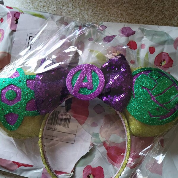 Hulk Inspired Avengers Mickey Mouse Ears - Etsy