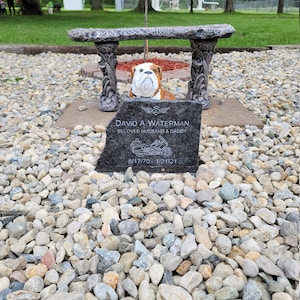 Small Personalized Memorial Stone / Grave Marker / Urn Marker Solid ...