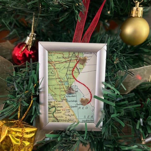 Map Airplane, Pilot Gift, String of Fate, Gift for Him, Long Distance ...