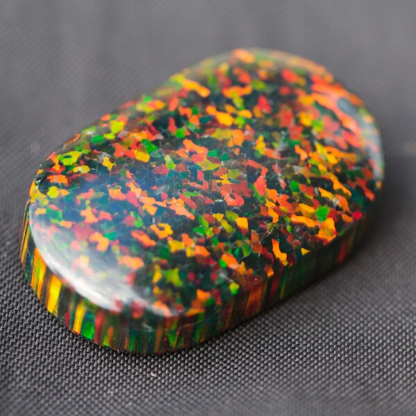 Heat Resistant Synthetic Opal, 24 Gilson-like Opals resin Free, High ...