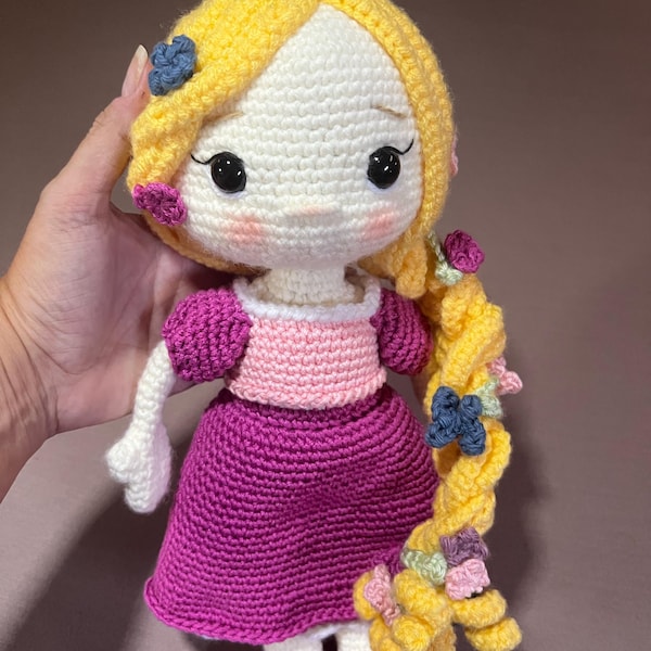 Crochet Pattern Rapunzel (english Pattern) - Etsy