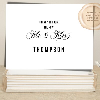 Boxed Card Set Mockup White Envelopes, A2 Invitation Mockup, Thank You ...